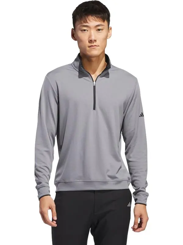 Adidas Lightweight Half-zip Top - Grey Three