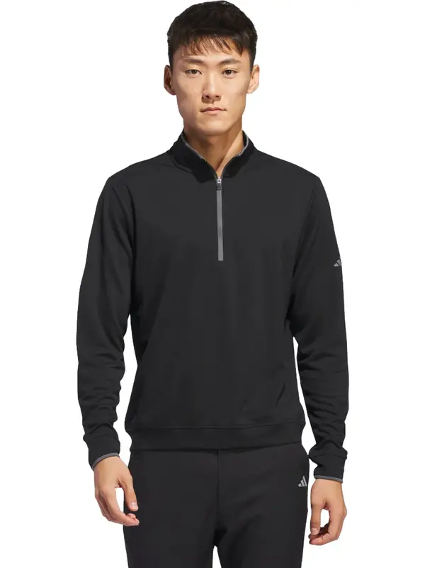 Adidas Lightweight Half-zip Top - Black