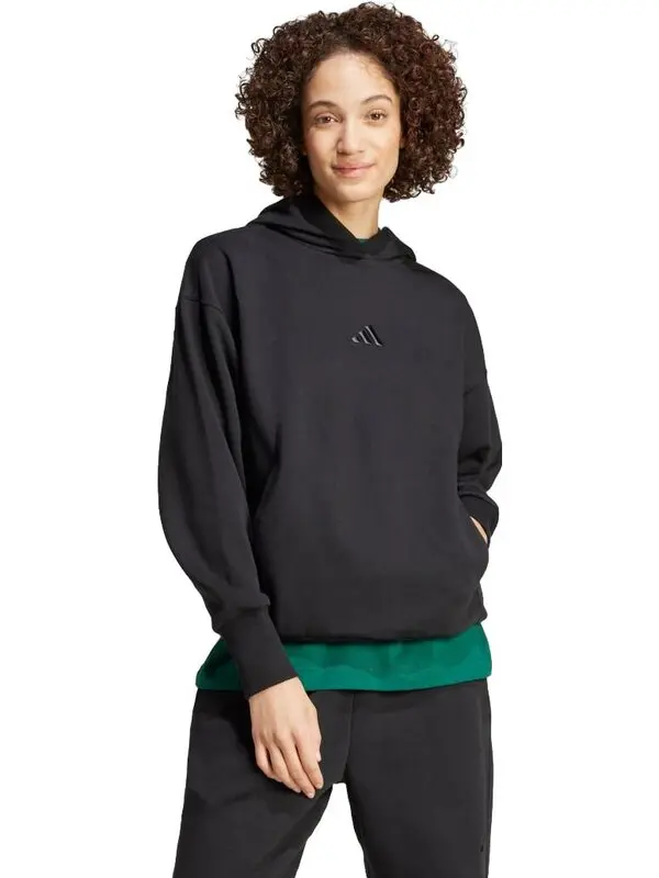 Adidas All Szn Fleece Loose Hoodie - Black