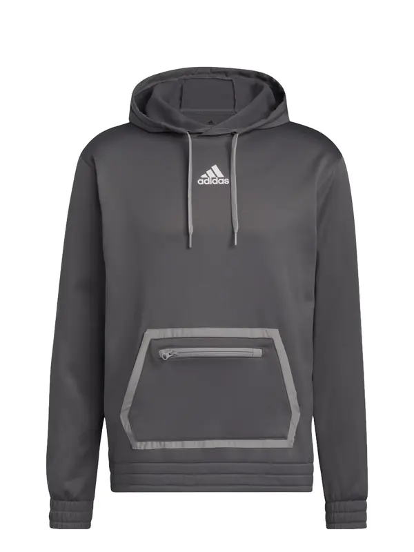 Adidas Team Issue Pullover Fleece Hoodie - Team Grey Four / Mgh Solid Grey