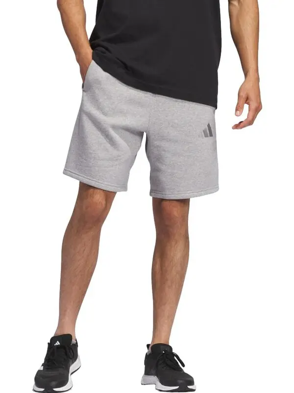 Adidas All Szn Fleece Shorts - Medium Grey Heather