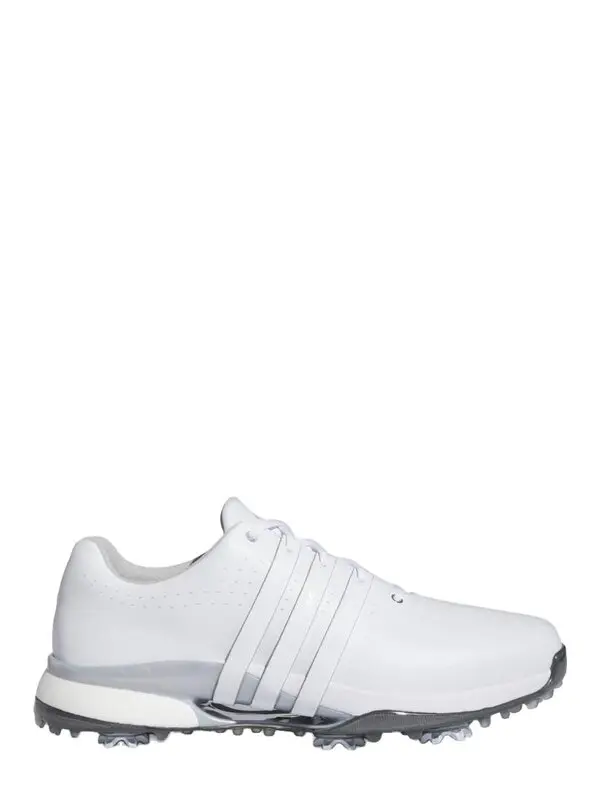 Adidas Tour360 24 Golf Shoes - Cloud White / Cloud White / Silver Metallic