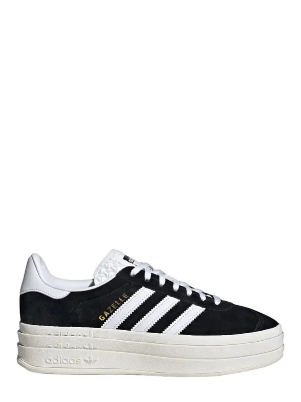 Adidas Gazelle Bold Sneakers - Core Black / Cloud White / Core White