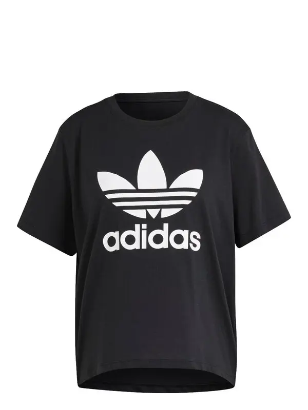 Adidas Adicolor Trefoil Boxy Tee - Black
