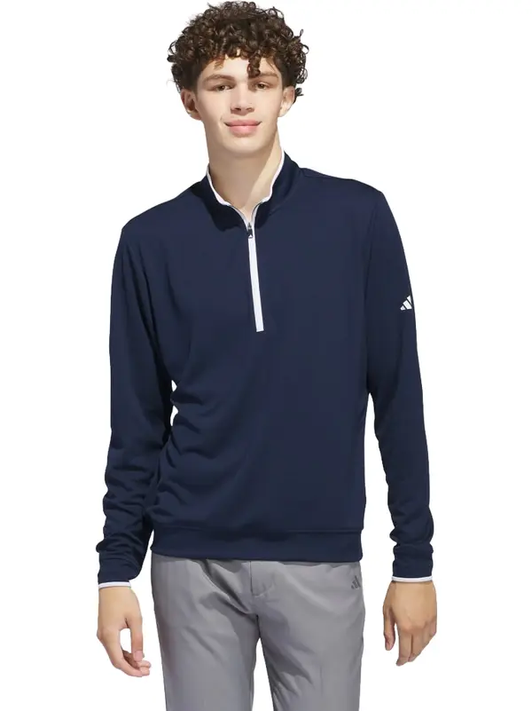 Adidas Lightweight Half-zip Top - Collegiate Navy