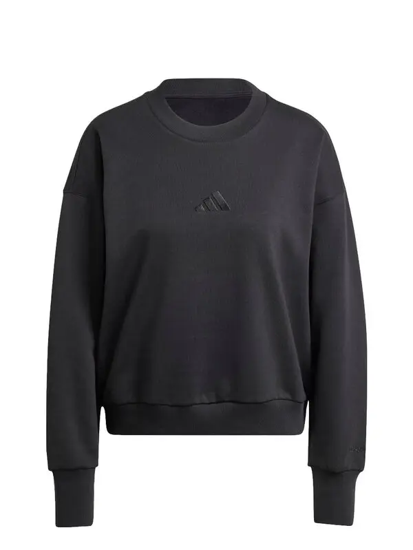 Adidas All Szn Fleece Loose Sweatshirt - Black