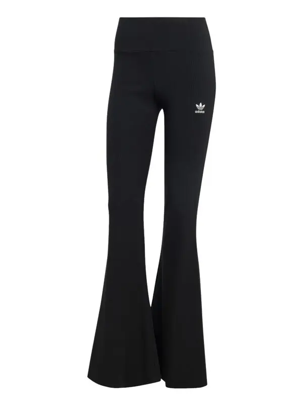 Adidas Essentials Rib Flared Leggings - Core Black