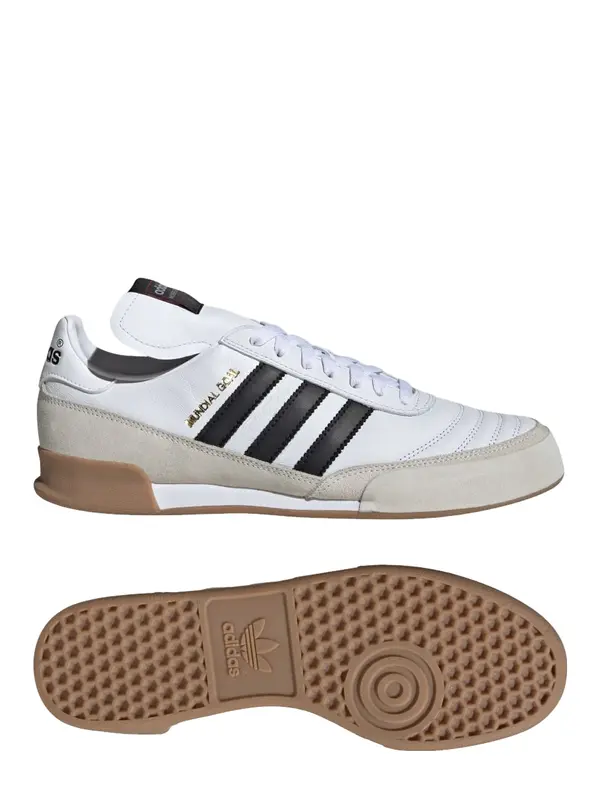 Adidas Mundial Goal Shoes - Cloud White / Core Black / Gold Metallic