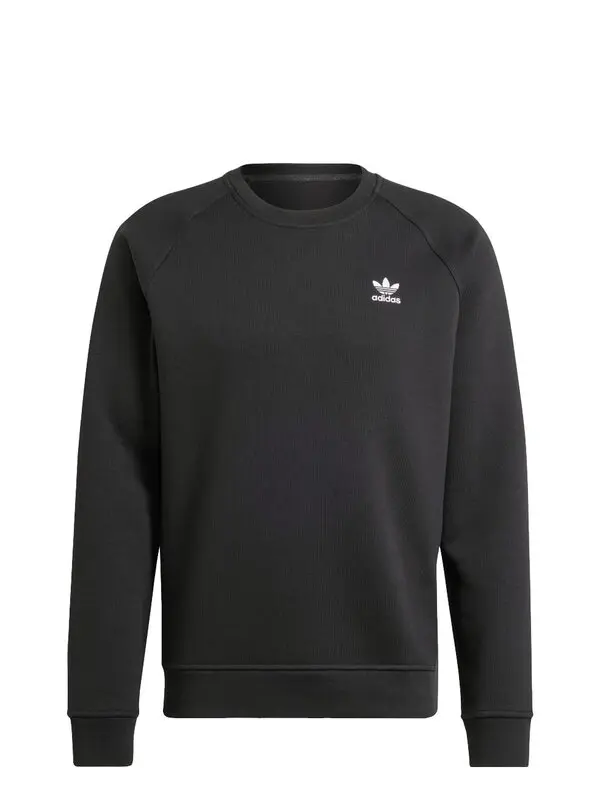 Adidas Trefoil Essentials Crew Sweatshirt - Black