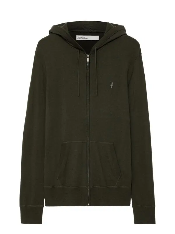 ALLSAINTS Mode Merino Ramskull Zip Hoodie - Marl