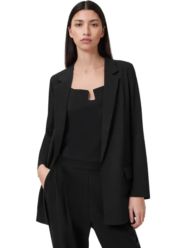 ALLSAINTS Aleida Lightweight Tri Blazer - Black