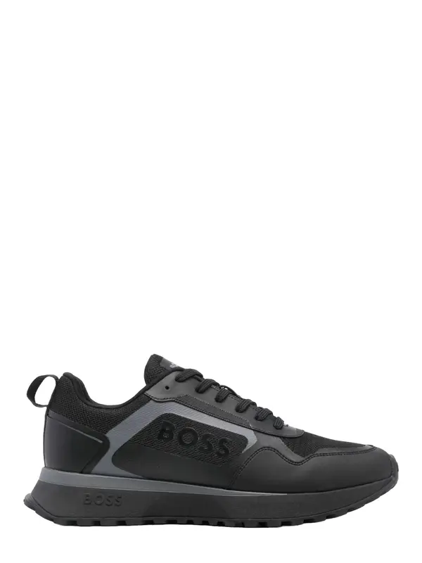BOSS Logo-tape Sneakers - Black