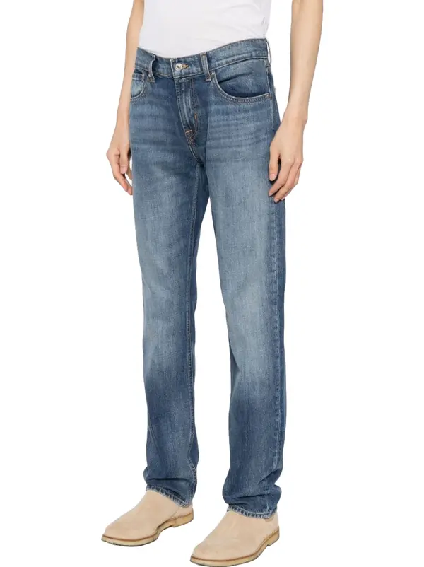 7 For All Mankind Straight-leg Jeans - Blue