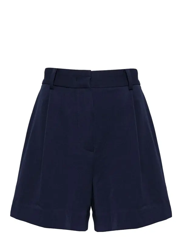 Staud Heather Thigh-length Shorts - Blue