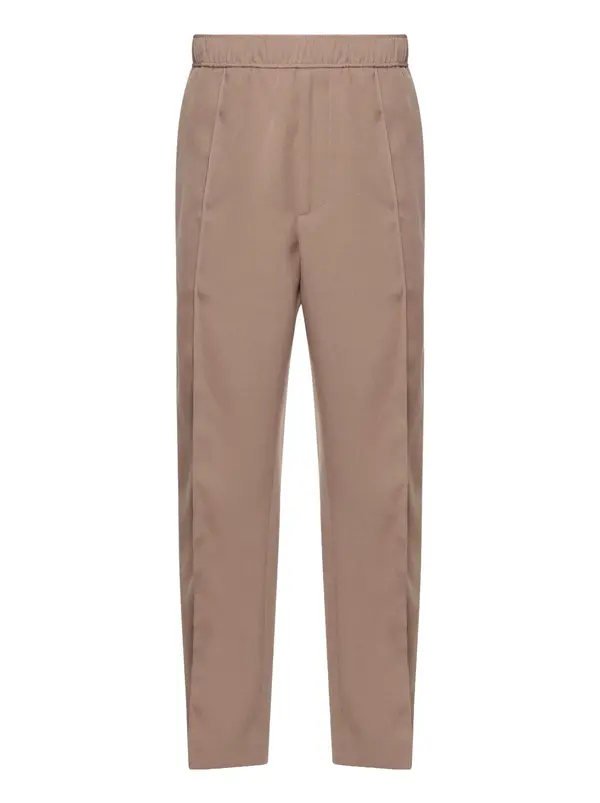 LANVIN Wool Trousers - Brown