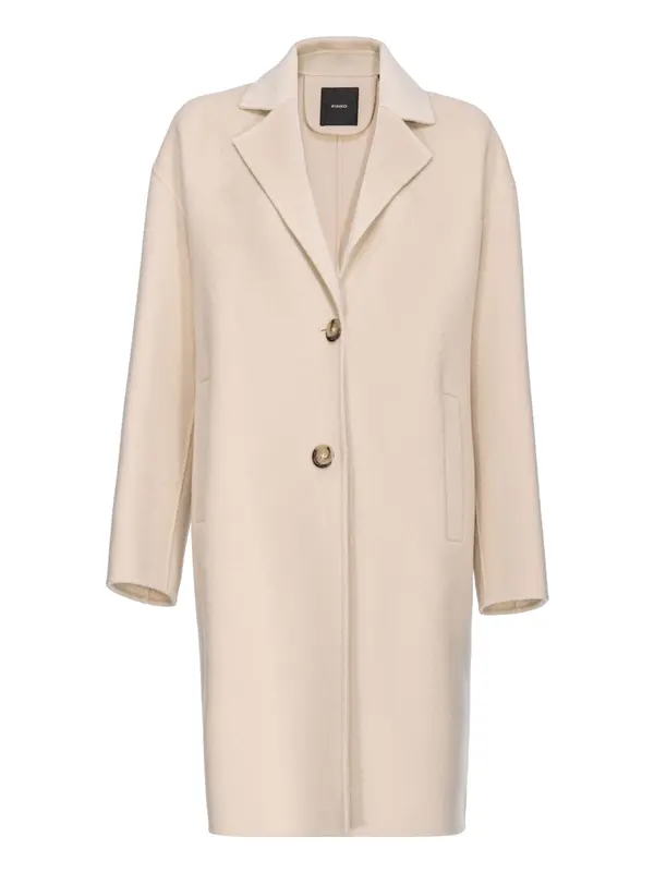 Pinko Cacciavite Single-breasted Coat - Neutrals