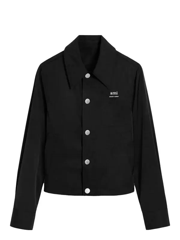 Ami Button-up Jacket - Black