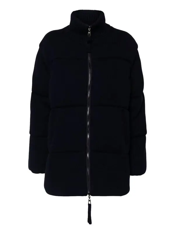 P.a.r.o.s.h Wool Puffer Coat - Blue