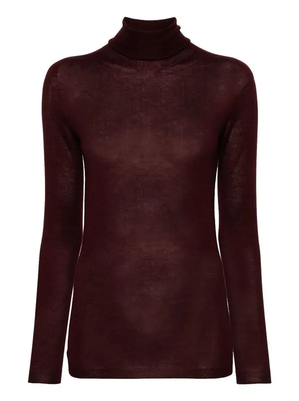 Fabiana Filippi Roll-neck Sweater - Red