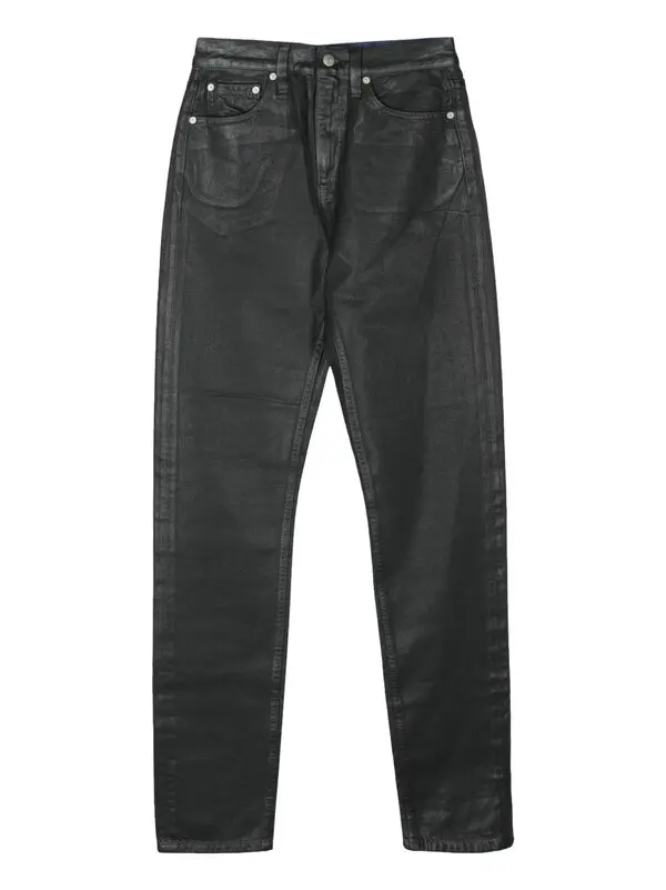 Calvin Klein Coated Straight Jeans - Black