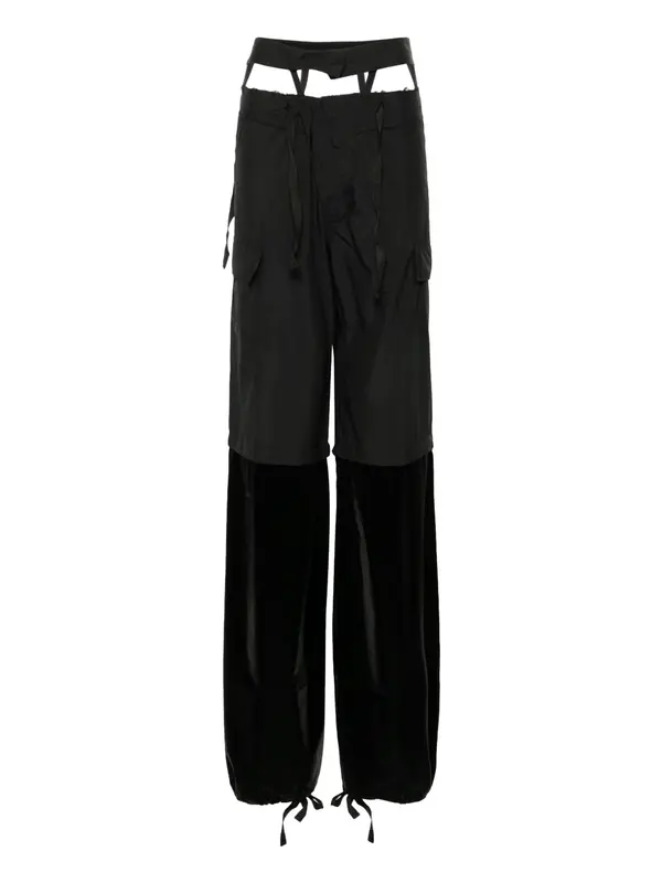Ottolinger Raw-cut Finish Trousers - Black