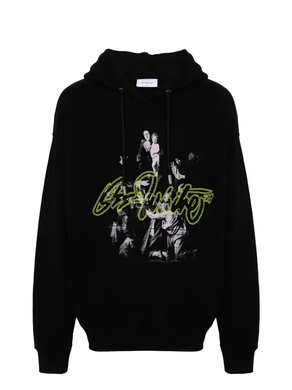 Off-White Script Mary Hoodie - Black