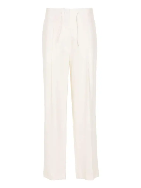 FRENKEN Waist String Trousers - White