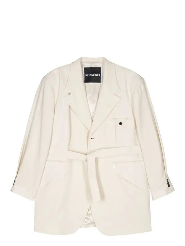 FRENKEN Crush Insideout Blazer - White