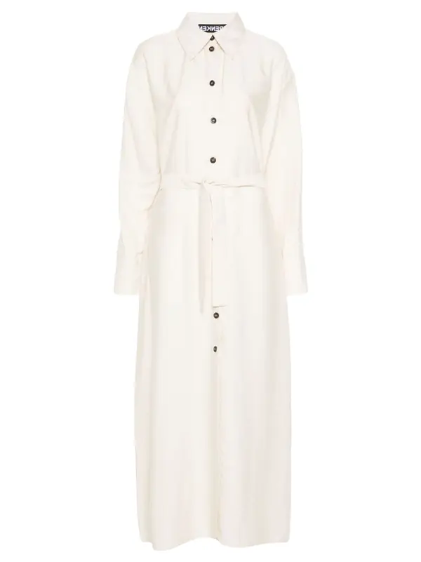 FRENKEN Parachute Shirt Dress - White