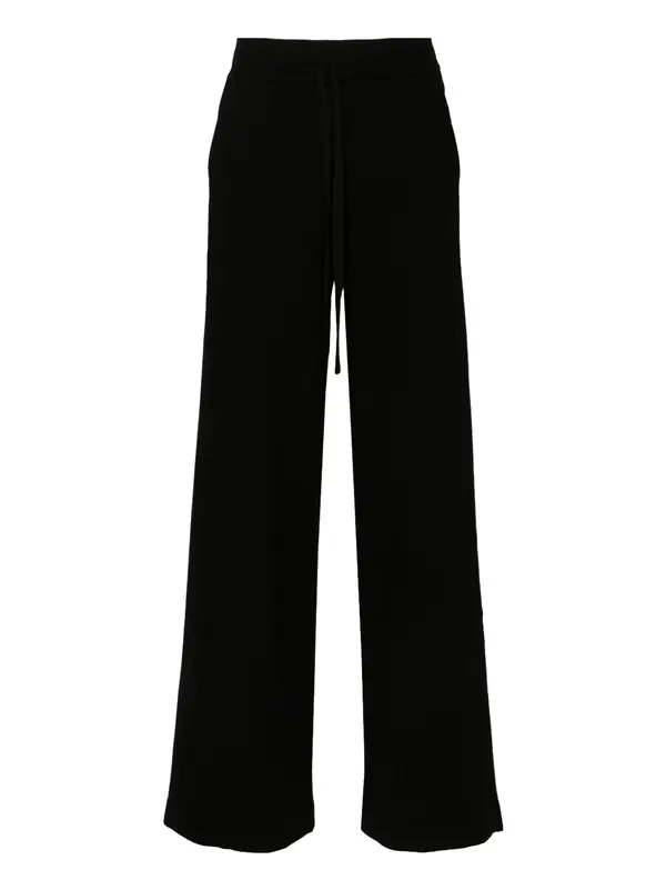 P.a.r.o.s.h Wool-cashmere Blend Trousers - Black