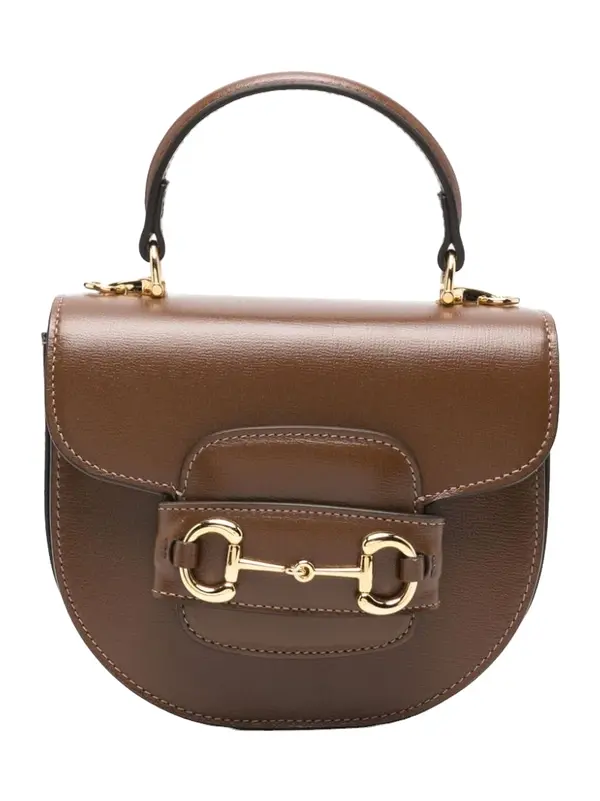 Gucci Mini 1955 Horsebit Tote Bag - Brown