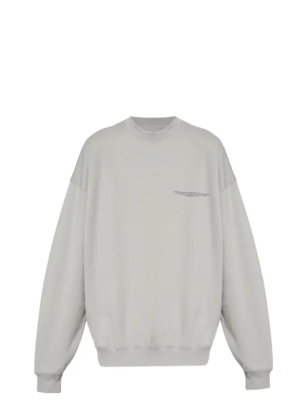 Y3 Logo-printed Crewneck Sweatshirt - Grey