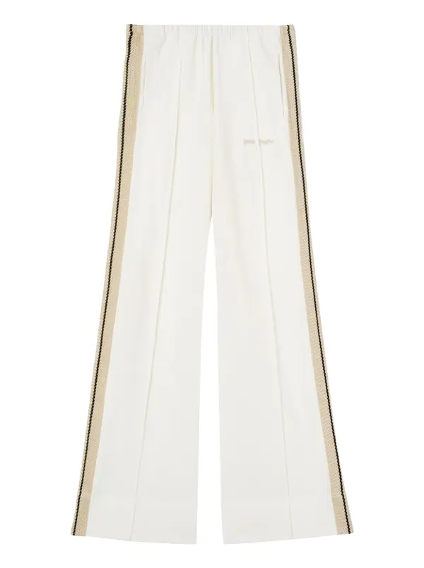 Palm Angels Logo-embroidered Track Pants - White