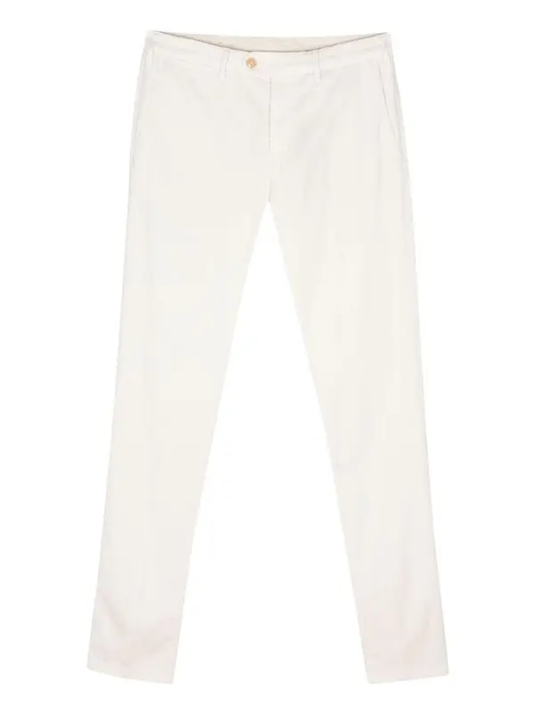 Canali Tapered Chino Trousers - Neutrals