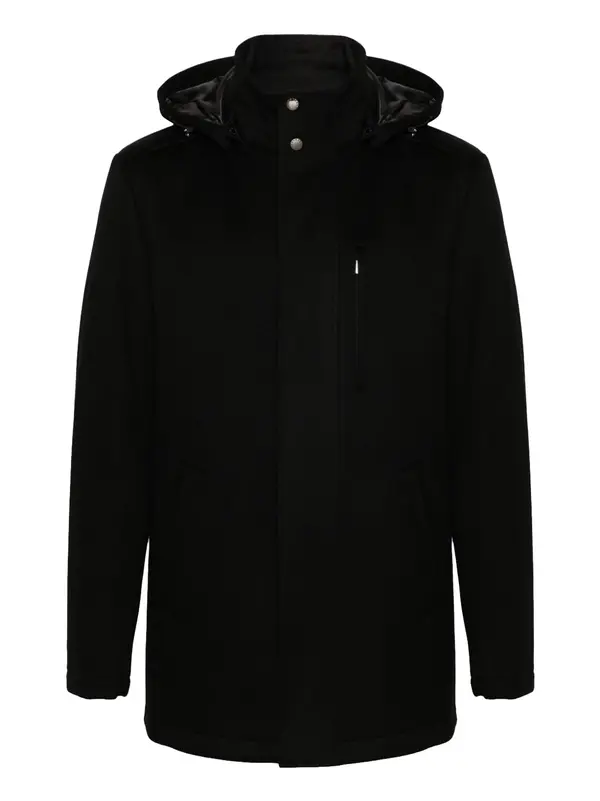 Paul & Shark Hooded Parka - Black