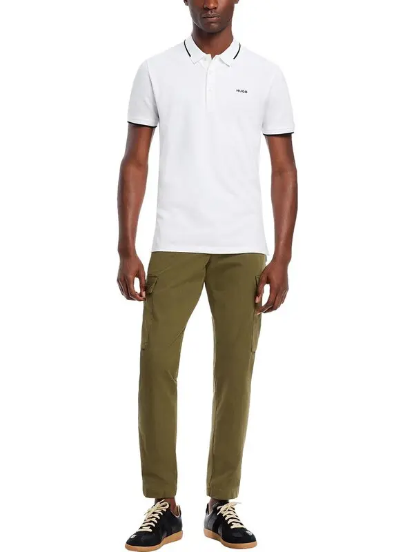 Hugo Dinoso Slim Fit Polo Shirt - White