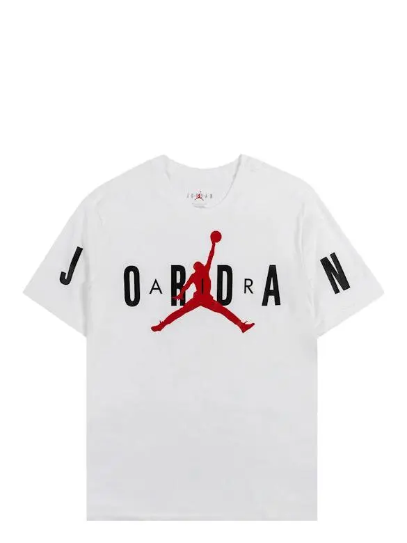 JORDAN Air Stretch Short Sleeve Crew T-shirt - White