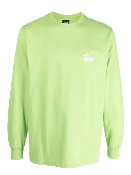 StÜssy Basic Long Sleeve Tee Shirt - Tea