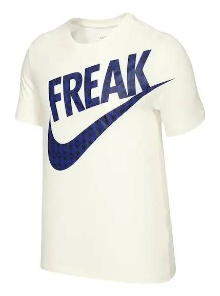 Nike Giannis Freak Logo Drifit T-shirt - Sail