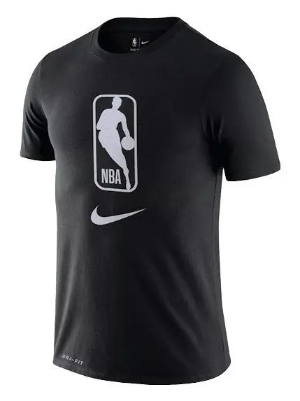 Nike Nba Logo Drifit T-shirt - Black