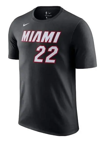 Nike Nba Miami Heat Jimmy Butler T-shirt - Black/white