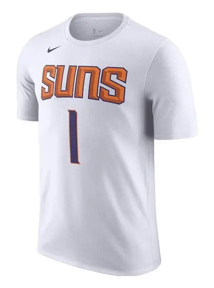 Nike Nba Phoenix Suns Devin Booker T-shirt - White/purple/orange