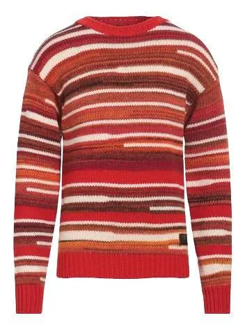 Dsquared2 Sweater Size Wool, Acrylic, Calfskin - Orange