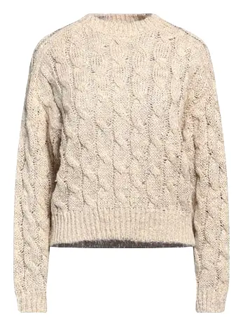 Brunello Cucinelli Cable-knit Crewneck Sweater - Beige