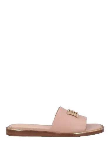 Bally Calfskin Slides - Pink