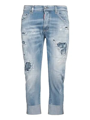 Dsquared2 Tapered Jeans With Five Pockets - Blue