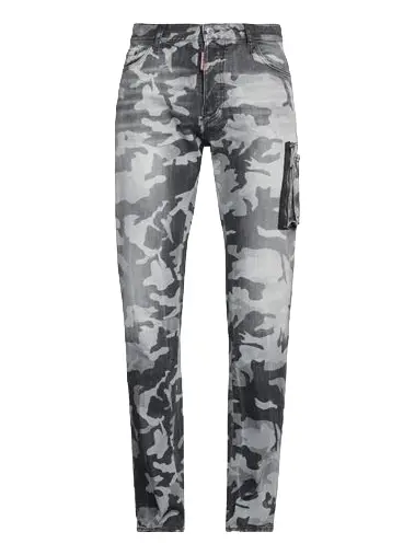 Dsquared2 Slim Fit Camouflage Jeans - Grey