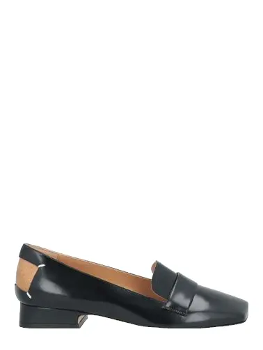 MAISON MARGIELA Glossed-leather Loafers - Black
