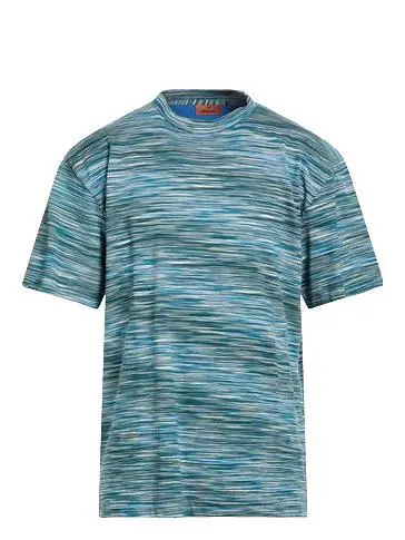 Missoni T-shirt Turquoise Size Cotton - Blue