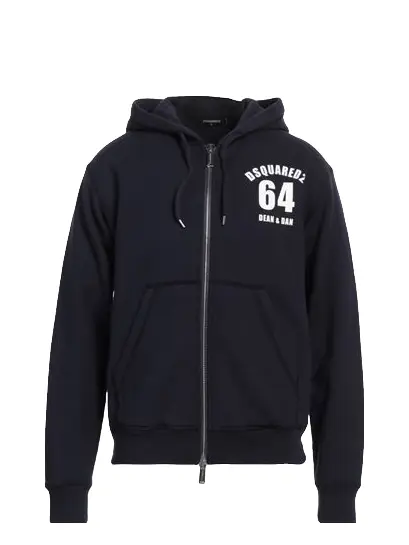 Dsquared2 Cotton Fleece Sweatshirt - Navy